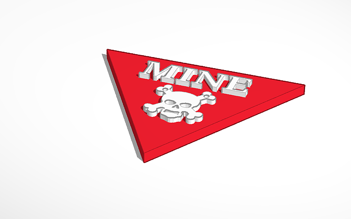 3D design Mine marker | Tinkercad