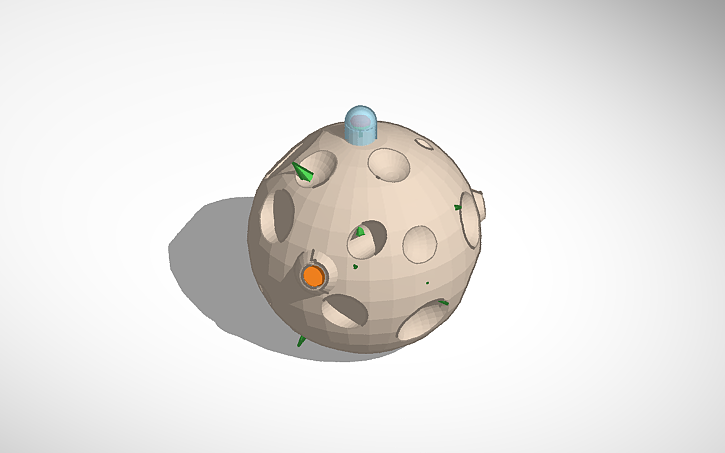 3D design le petit prince model de planet - Tinkercad
