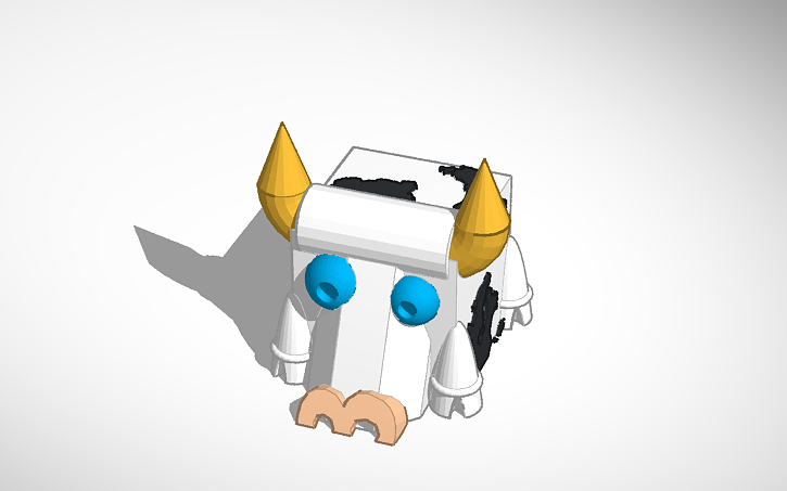 3D design 3DBlockZoo Cow | Tinkercad