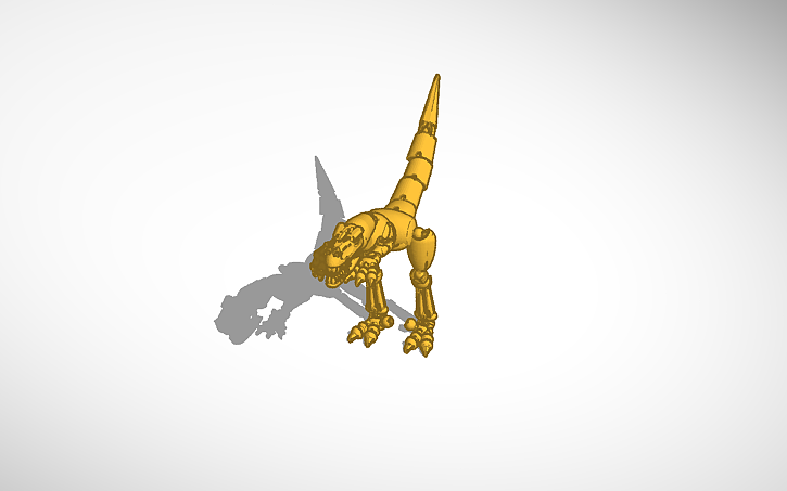 3D design dino | Tinkercad