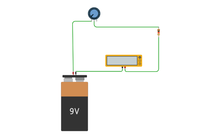Circuit design Potenciómetro y Resistencia - Tinkercad