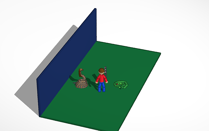 3D design The Snake Battle - Tinkercad