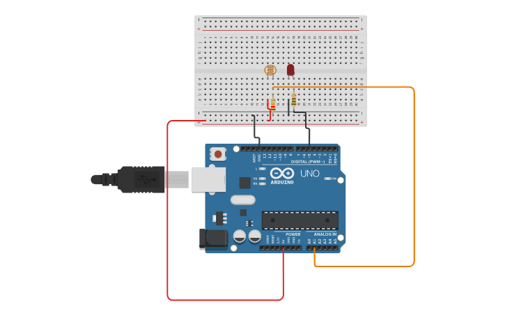 Circuit design Session 8: Photocell Sensors and Light Detection - Tinkercad