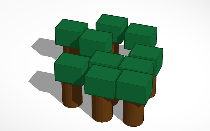 3D design Forest | Tinkercad