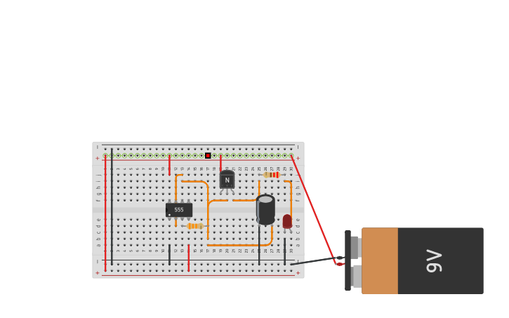 Circuit design Copy of Atividade 3 - Fade com um LED | Tinkercad