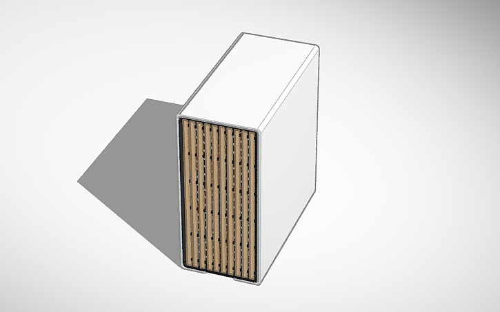 3d Design Fractal North Atx Case White Tinkercad