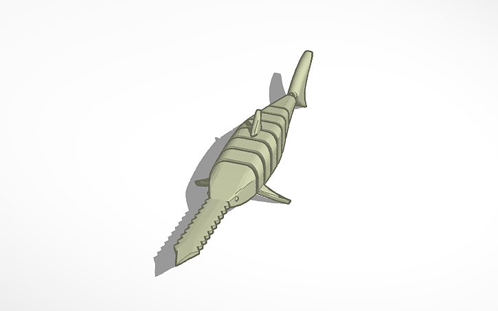 3D design Swordfish - Tinkercad