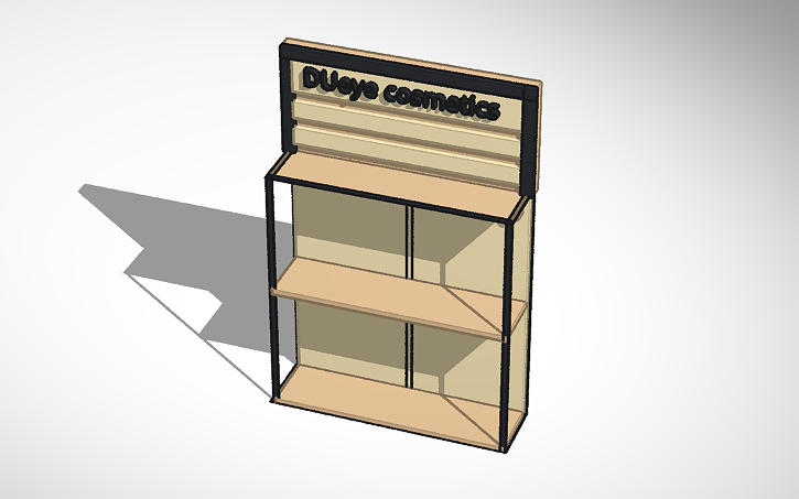 3D design DUeye cosmetics for dulcet - Tinkercad