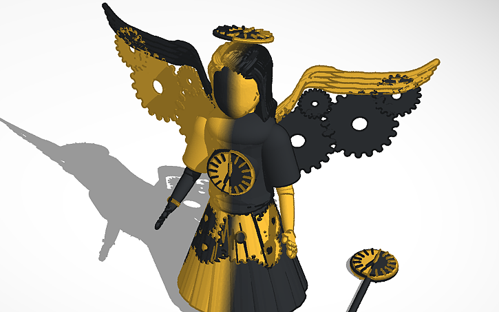 3D design El Ángel Mecánica (The Clockwork Angel) - Tinkercad