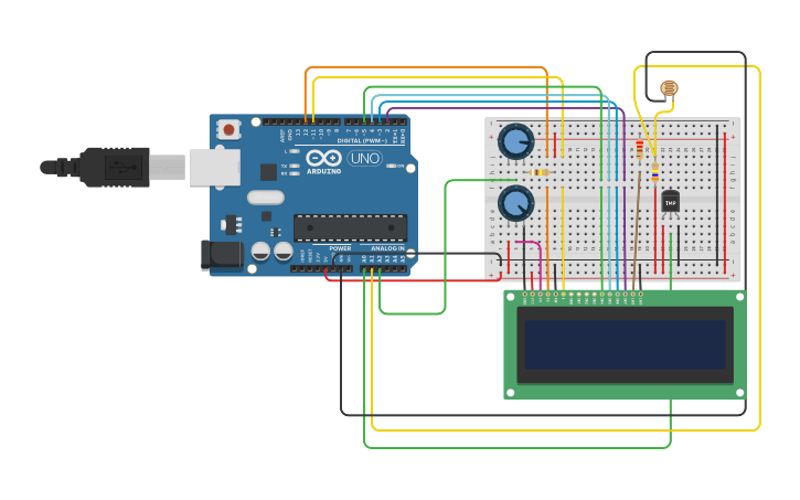 Circuit design Estação Oficial - Tinkercad