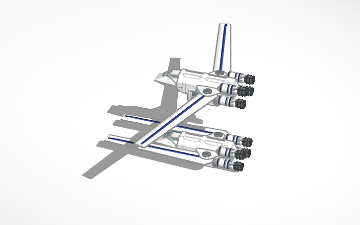 3D design U-wing - Troop Transport / Dropship from Rogue One - Tinkercad