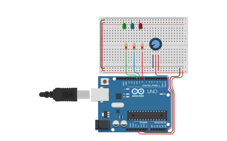 Circuit design Laboratory Exam | Tinkercad