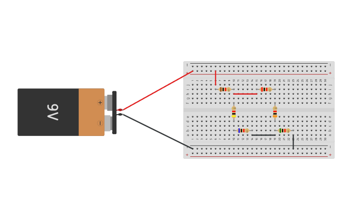 Circuit design Circuito 5 - Tinkercad