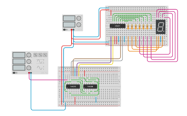 Circuit Design Bcd 7 Segment Counter Reset Tinkercad 