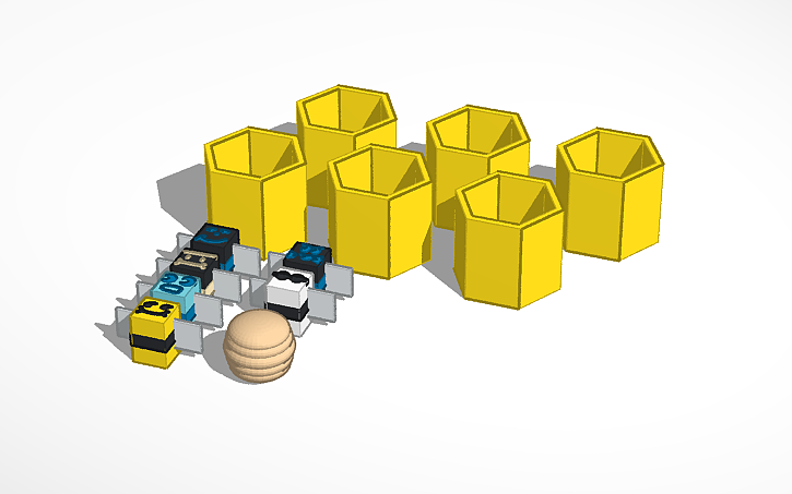 3D design bee swarm simulator - Tinkercad