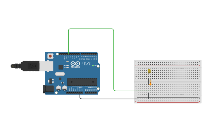 Circuit design Exercicio 1B - Tinkercad