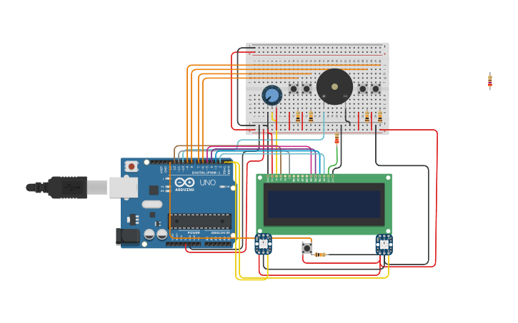Circuit Design Arduino Ping Pong Tinkercad 5480