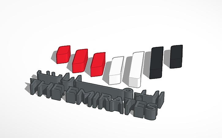 3D design UAE- Nation - Tinkercad