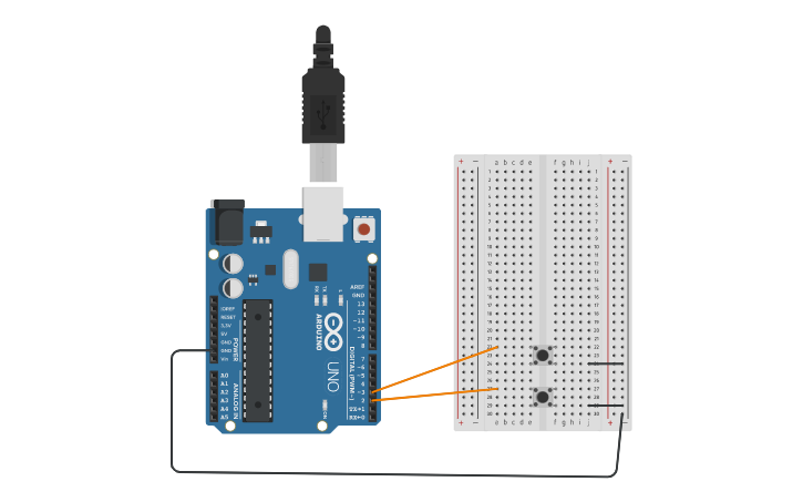Circuit Design Counting To 10 With Interrupts Tinkercad