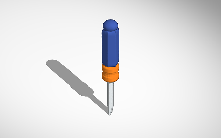 3D design Screwdriver - Tinkercad