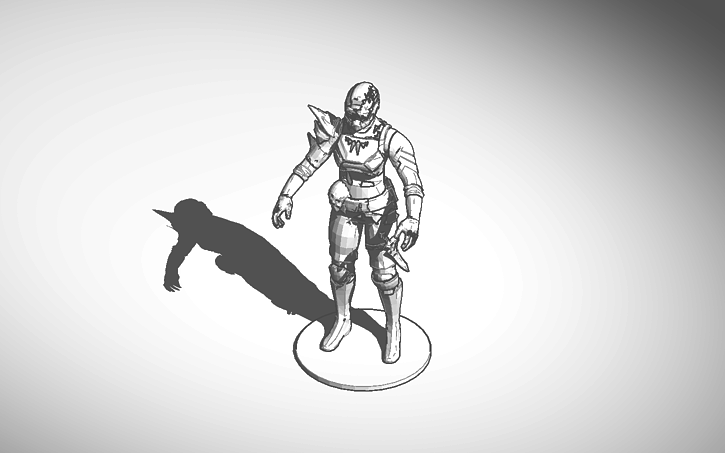 3D design Copy of DESTINY HUNTER - Tinkercad
