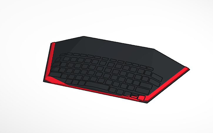 3d Design Gaming Keyboard Idea Tinkercad