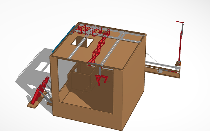 3D Design Hydraulic Cardboard Claw Machine Tinkercad 3D Design Hydraulic Cardboard Claw Machine Tinkercad