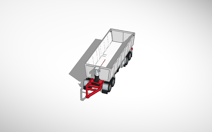 3D design Artex 3606-8 Semi Silage Trailer - Tinkercad