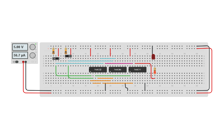 Circuit design FUNCION 2 TALLER | Tinkercad