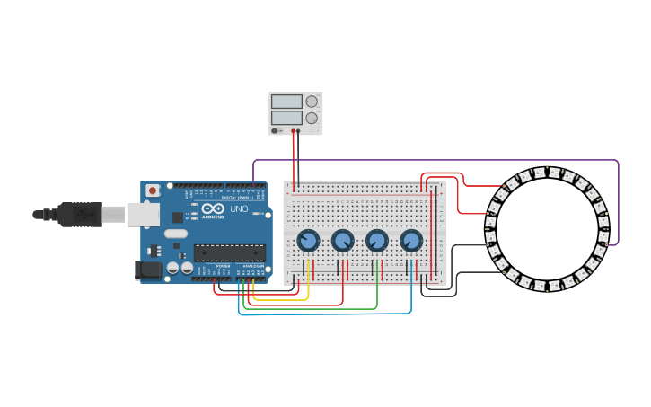 Circuit design EGS_50_Neopixel | Tinkercad