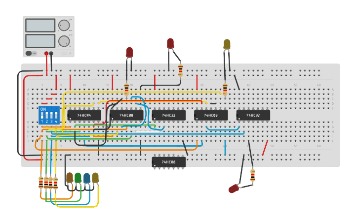 Circuit design control remoto - Tinkercad