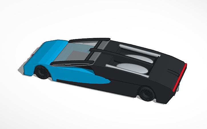 3D design Bugatti - Tinkercad