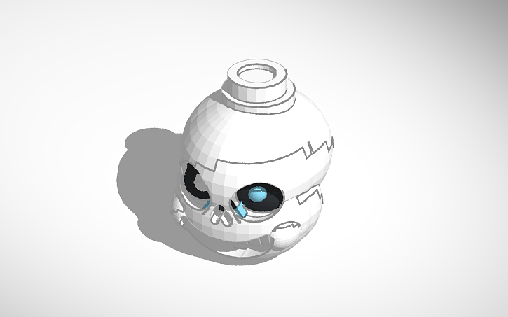 3D design Sans head | Tinkercad