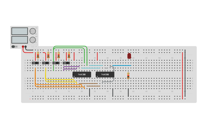 Circuit design 2.2.2 Booth - Tinkercad