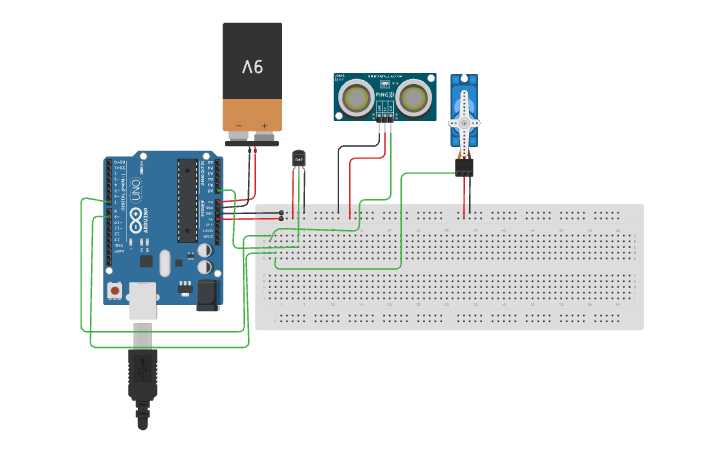 Circuit design MPCA MINI PROJECT - Tinkercad