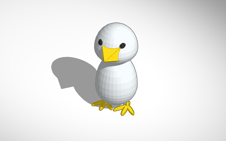 3D design chicken | Tinkercad