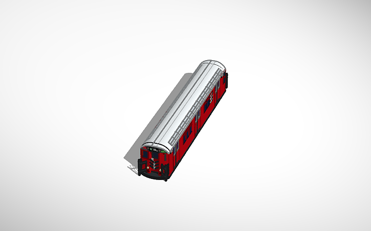 3D design NYCT R33 Redbird Subway car - Tinkercad