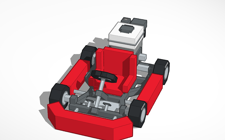 3D design go cart - Tinkercad