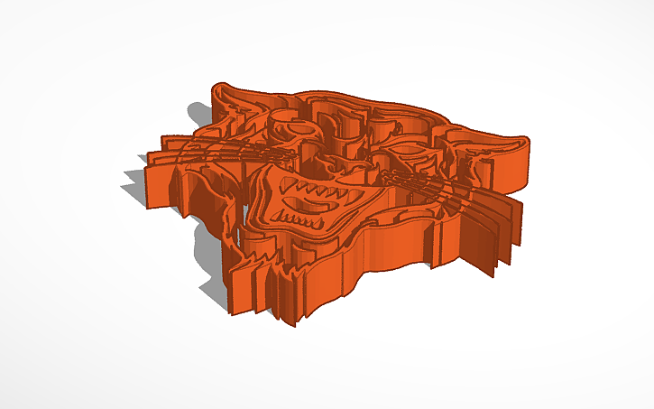 3D design Tiger - Tinkercad