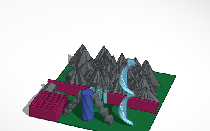 3D design Viewing Tower - Tinkercad