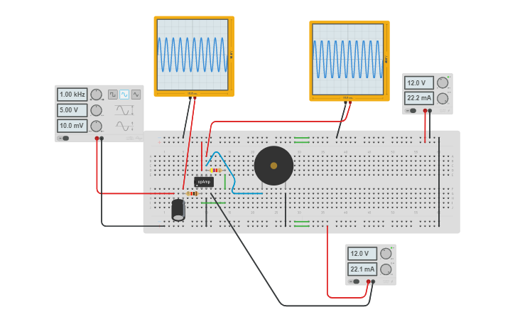 Circuit design 11General Speaker | Tinkercad