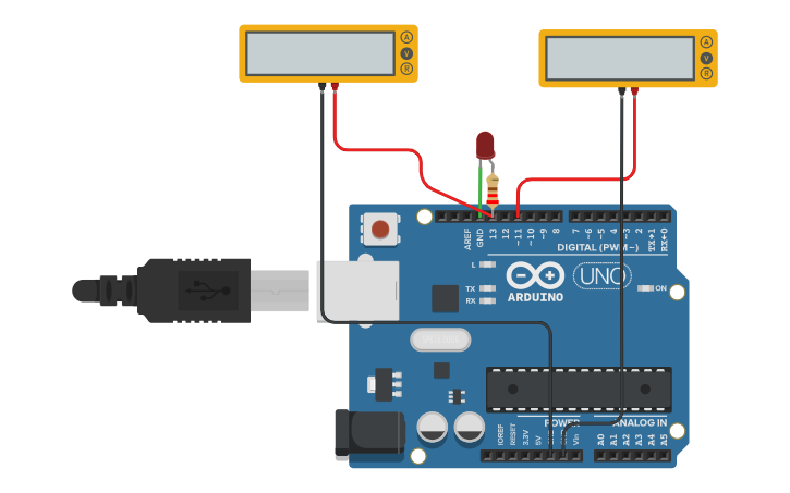 Circuit design Atividade - Tinkercad