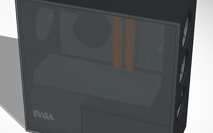 3D design PC custom-build | Tinkercad