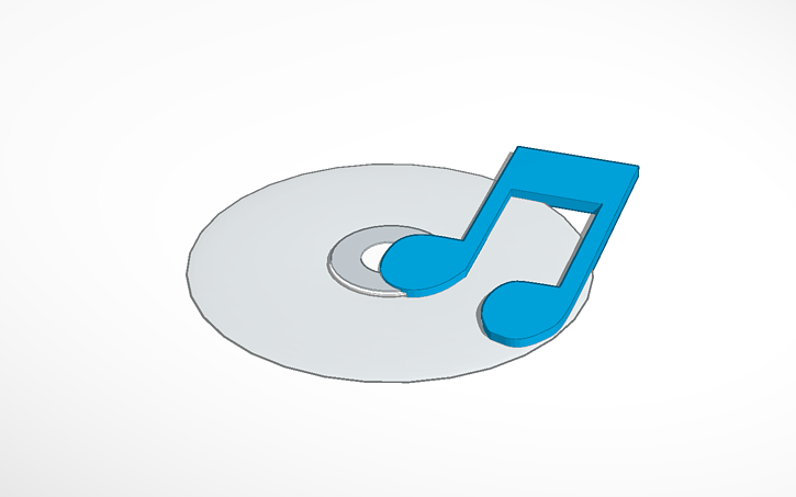 3D design Old iTunes Logo | Tinkercad