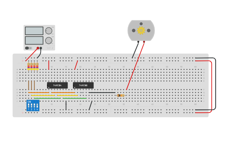 Circuit design M1 | Tinkercad
