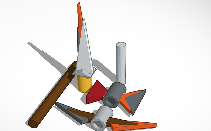 3D design Interchangeable Scrap Weapons Kit | Tinkercad