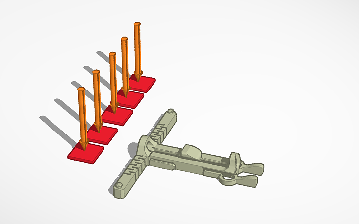 3D design crossbow giant - Tinkercad