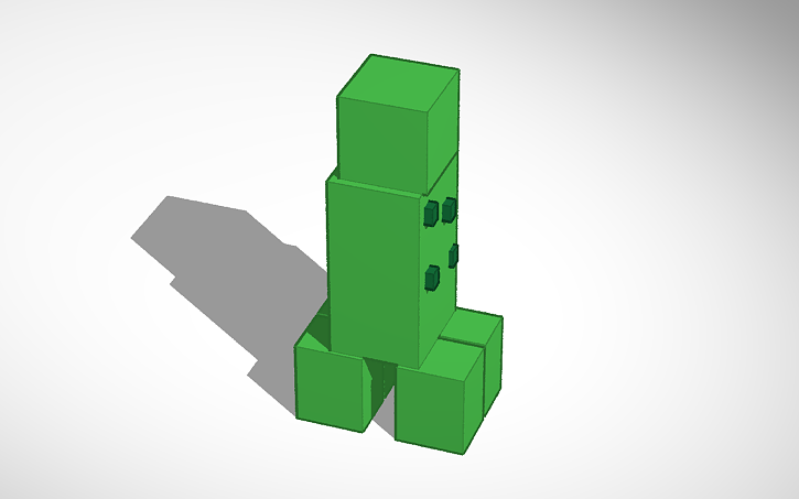 3D design la explosion del creeper | Tinkercad