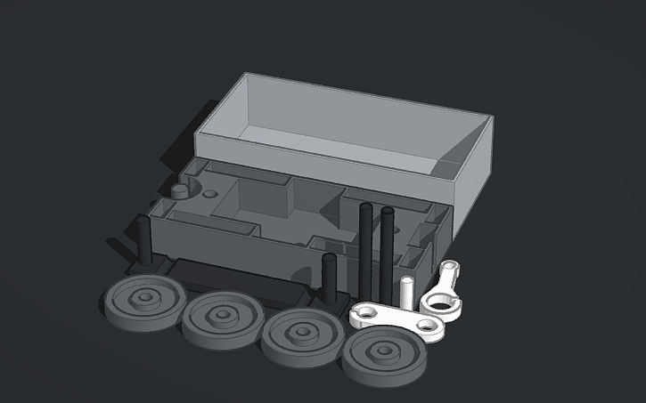 3D design TOMY/Trackmaster 7 Plank truck V2 | Tinkercad
