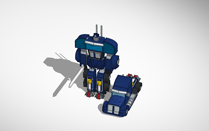 3D design knight prime [POSE] model - Tinkercad